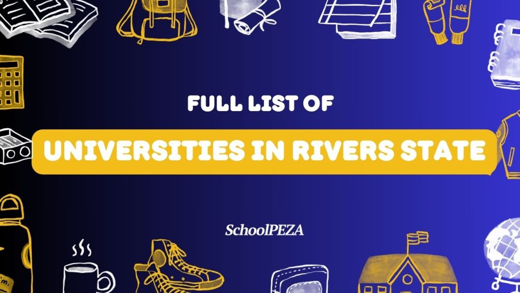 Full List of 5 Universities In Rivers State [Federal, State, Private ...